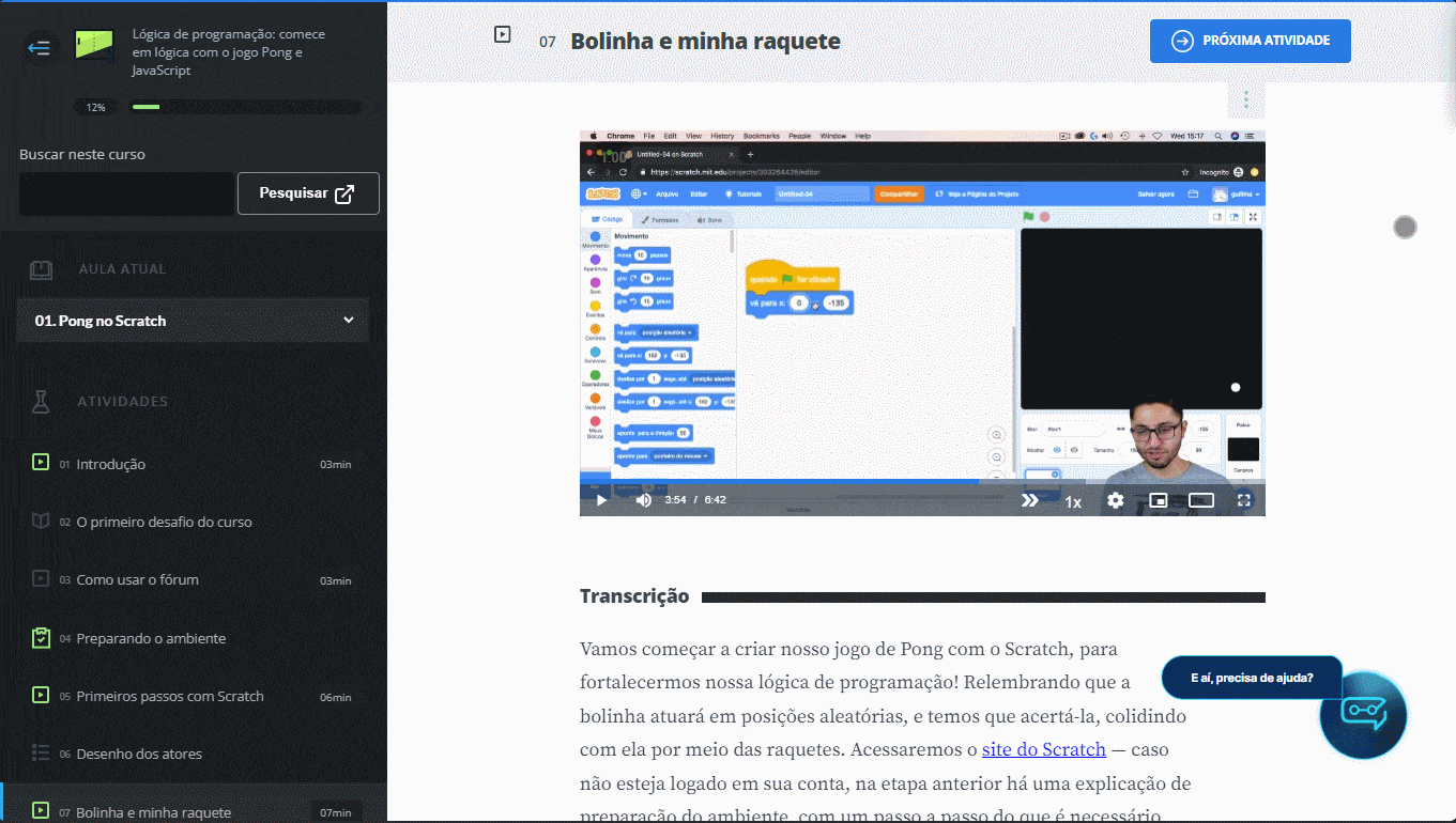Aprendizado online com a Luri: a Inteligência Artificial da Alura