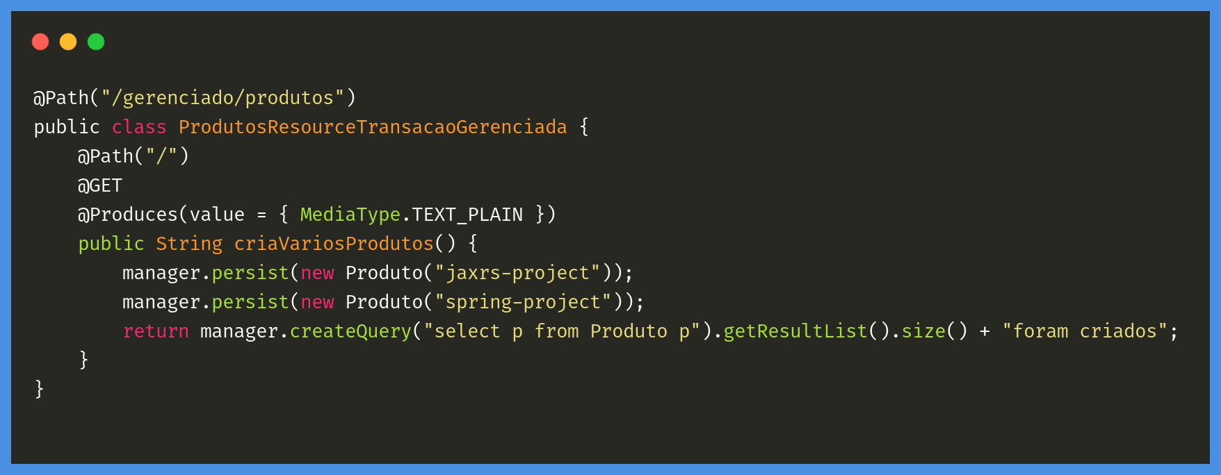 JTA: Java Transaction API | Alura