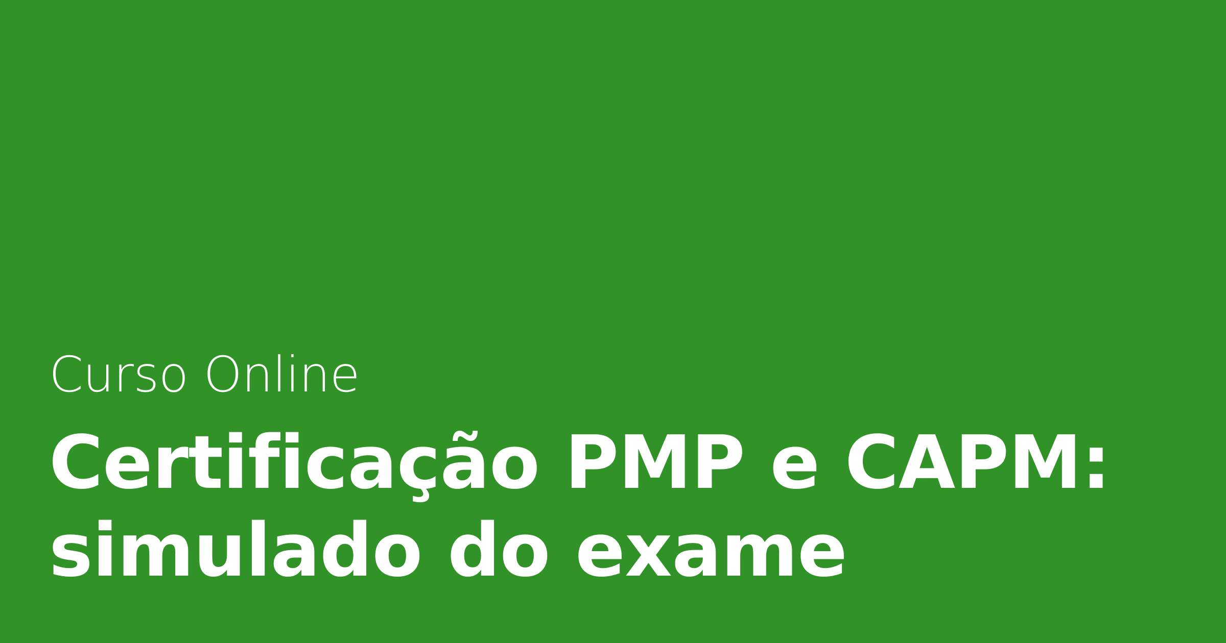 Curso Online Certificação PMP e CAPM: simulado do exame | Alura