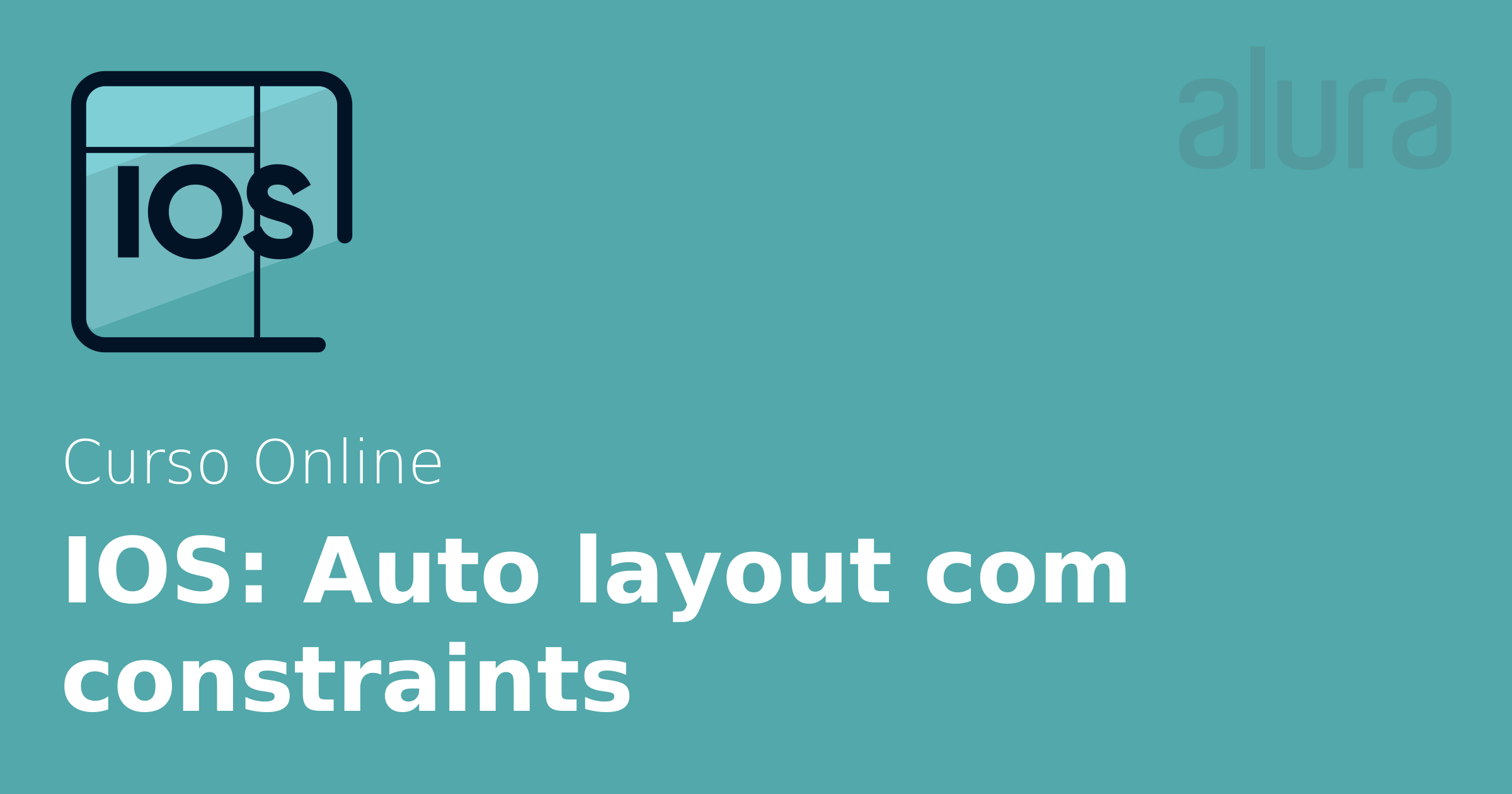 Curso Online iOS: auto layout com Constraints | Alura