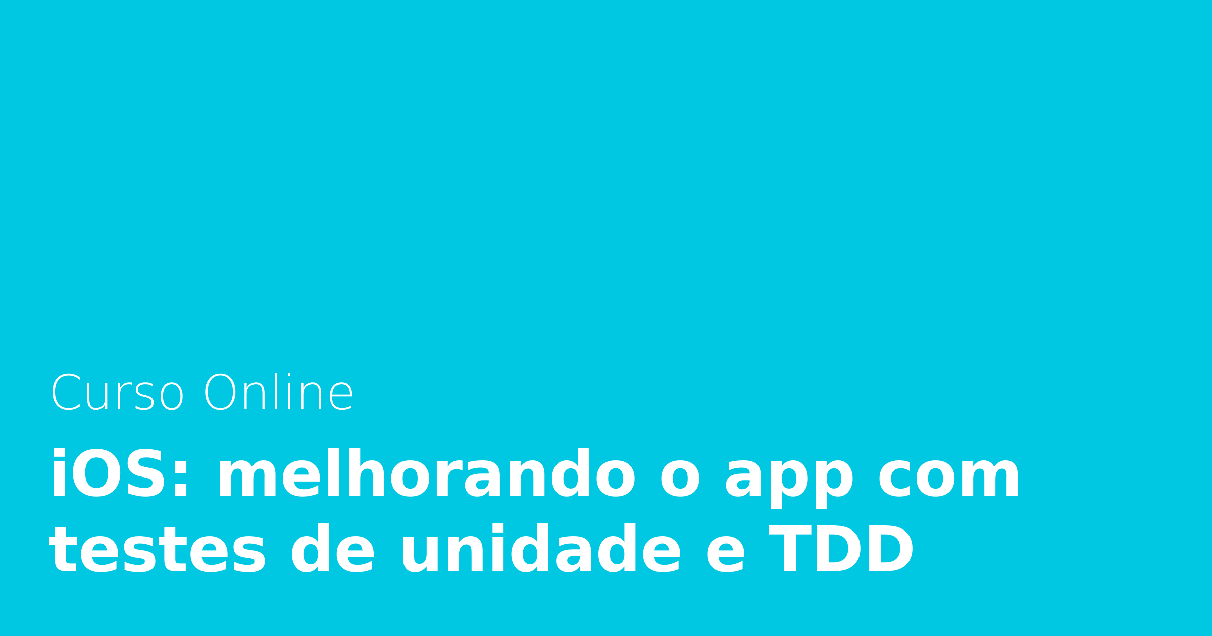 iOS: melhorando o app com testes de unidade e TDD | Alura